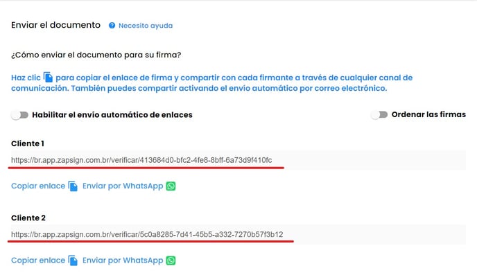 ¿Cómo enviar documentos para firma?